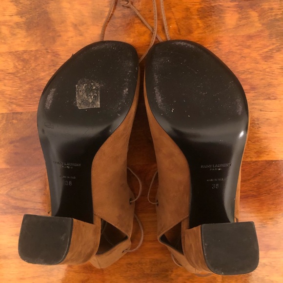 Yves Saint Laurent | Shoes | Ysl Gladiator Block Heel | Poshmark